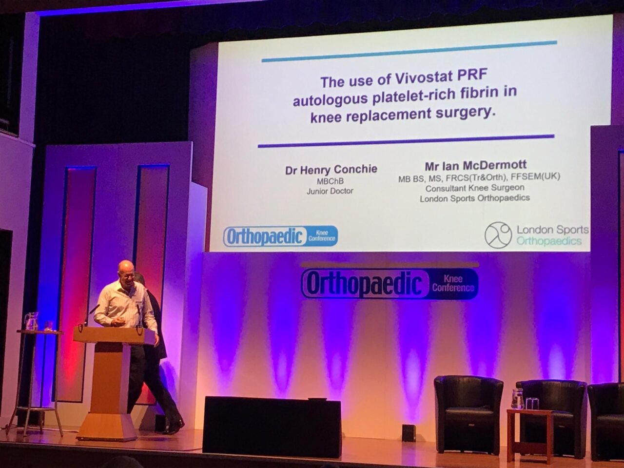 Ian McDermott presents at the OPN Knee Conference in Leeds on his use ...
